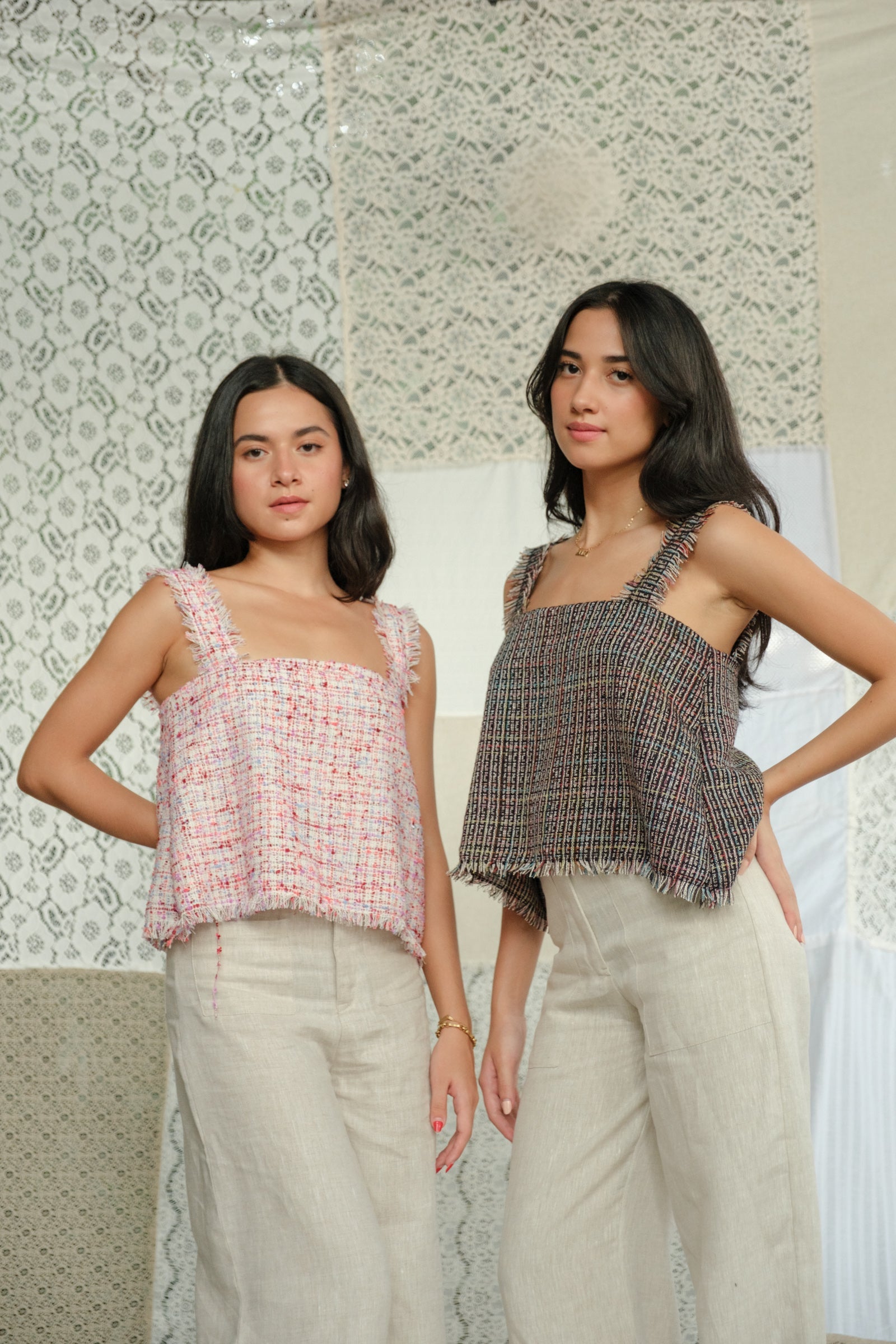 Preorder: Charlotte Tweed Top [Retaso] – Carino the Brand